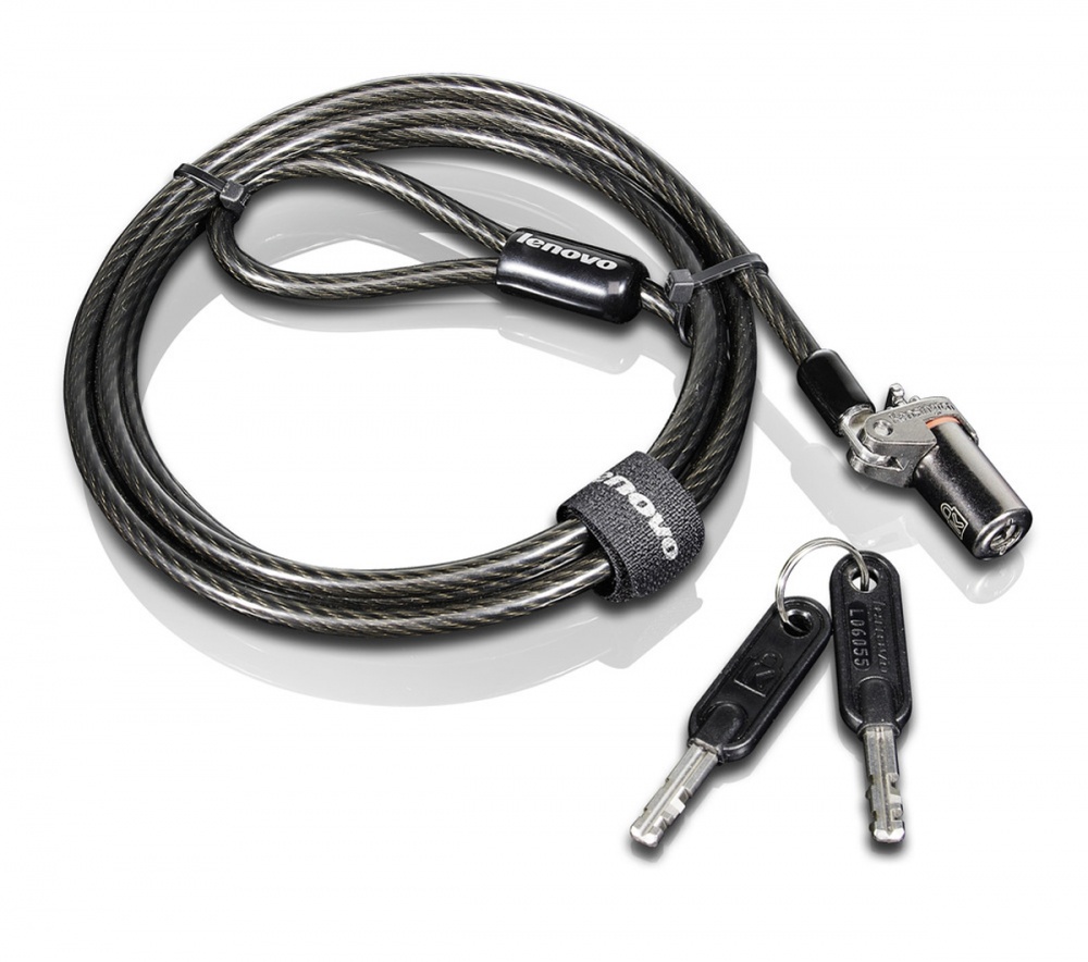 Lenovo Candado de Seguridad con Llave Plana, 1.5 Metros, Negro ...