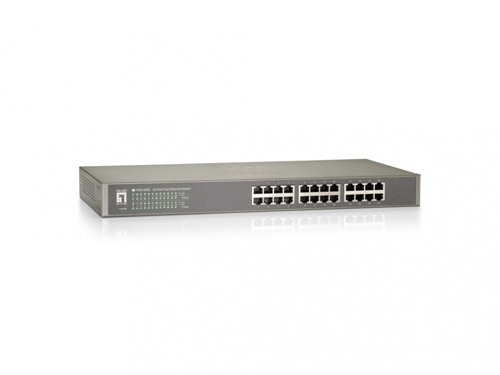 Compra Switch LevelOne Fast Ethernet FSW-2450, 24 Puertos, FSW-2450 ...