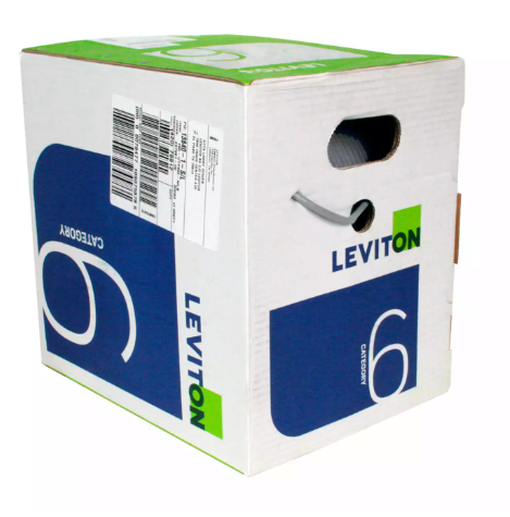 Compra Leviton Cat6 Cable Bobina UTP 305m UTP6R-MSB | Cyberpuerta.mx