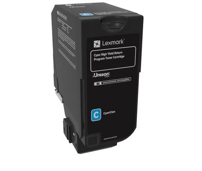 Compra Cartucho Lexmark 74C1SC0 Cian, 7000 Páginas, 74C1SC0 ...