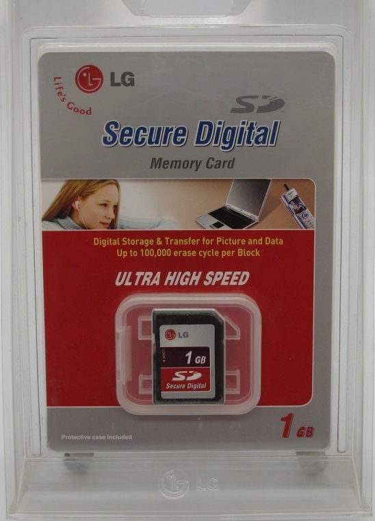 Compra Memoria Flash LG, 1GB SD SD1GLC-01P | Cyberpuerta.mx