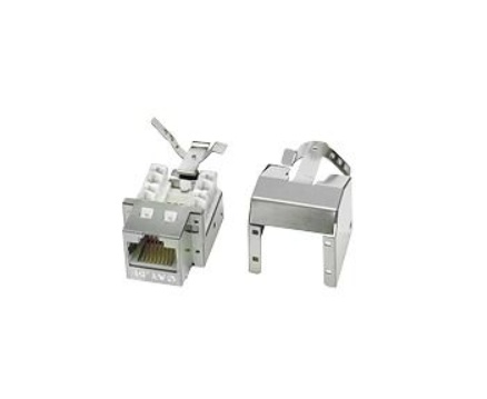 LinkedPRO Jack de Red RJ-45 Cat5e, Plata/Blanco | Cyberpuerta.mx