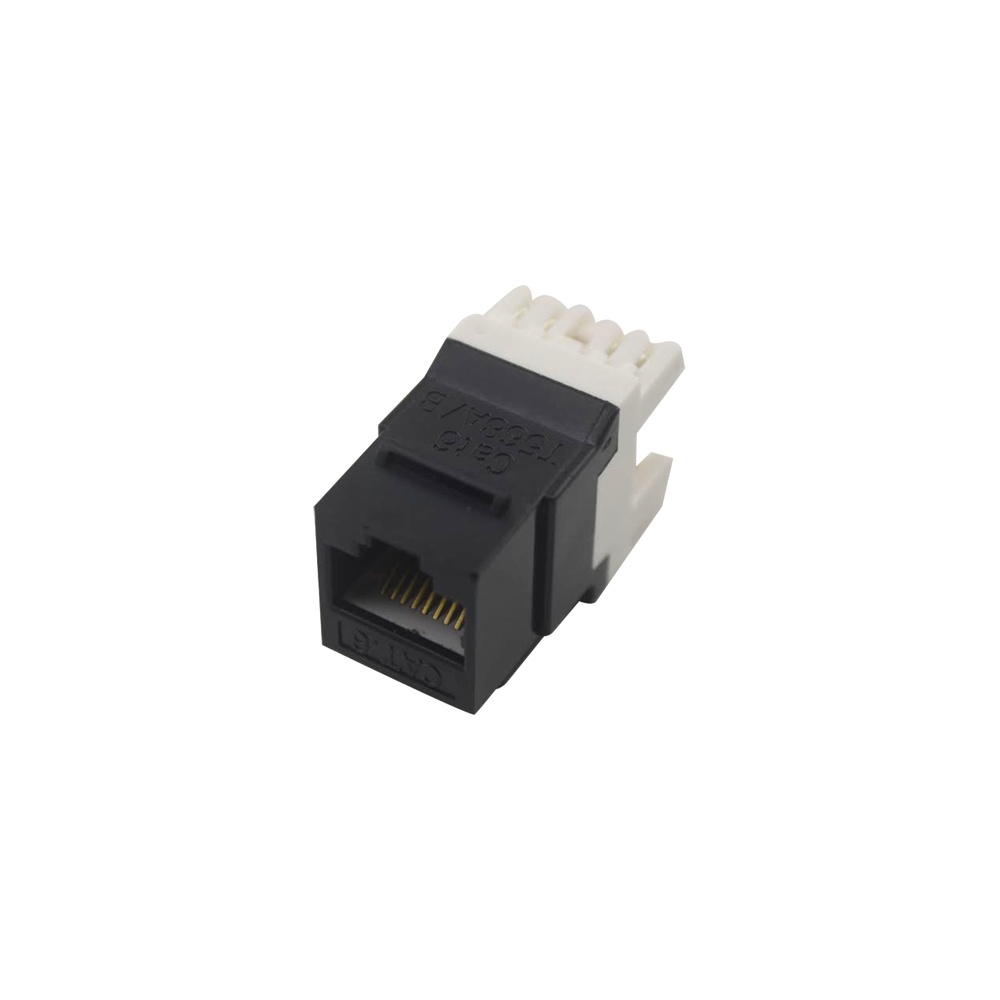 Compra LinkedPRO Jack de Red Cat6 RJ-45 Negro | Cyberpuerta.mx