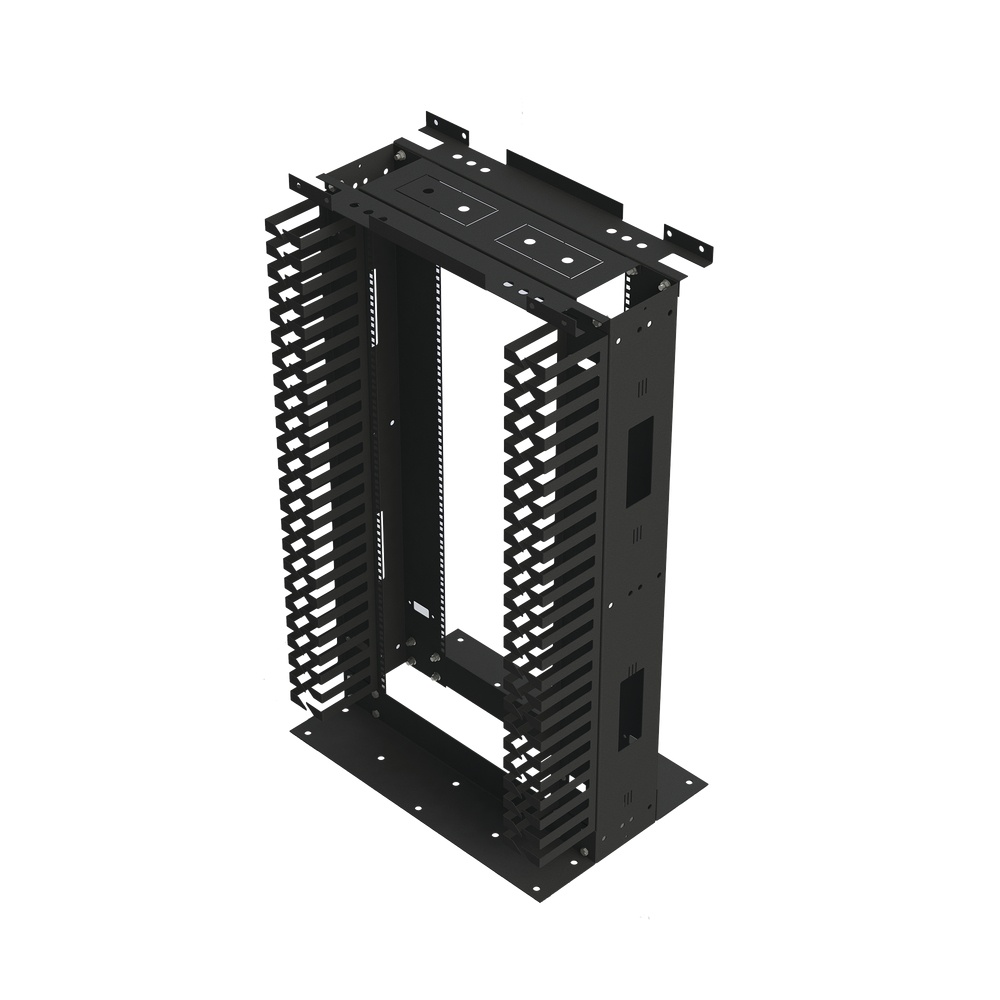 Compra LinkedPRO Rack con Organizadores Verticales 19", 24U, Negro ...