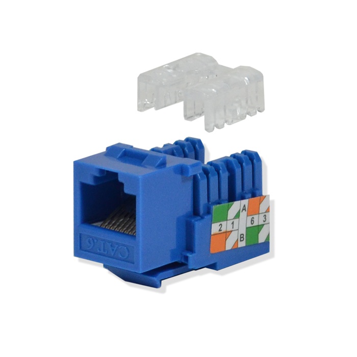 Compra Logico Jack de Red Cat6, RJ-45, Azul, KJ6223 | Cyberpuerta.mx