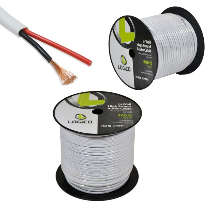 Logico Bobina de Cable para Audio, 152 Metros, Blanco | Cyberpuerta.mx