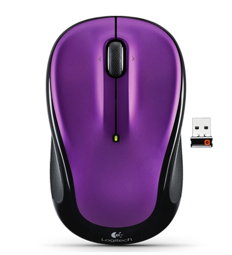 Compra Mouse Logitech M325 Inalámbrico USB 1000DPI Violeta 910-003120 ...