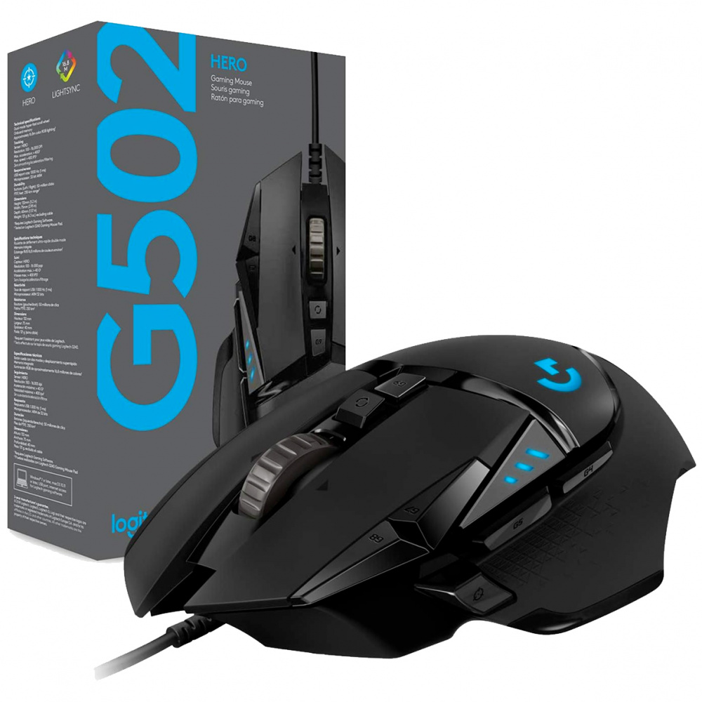 Compra Mouse Gamer Logitech, Óptico 16K DPI, USB-A 910-005550 ...