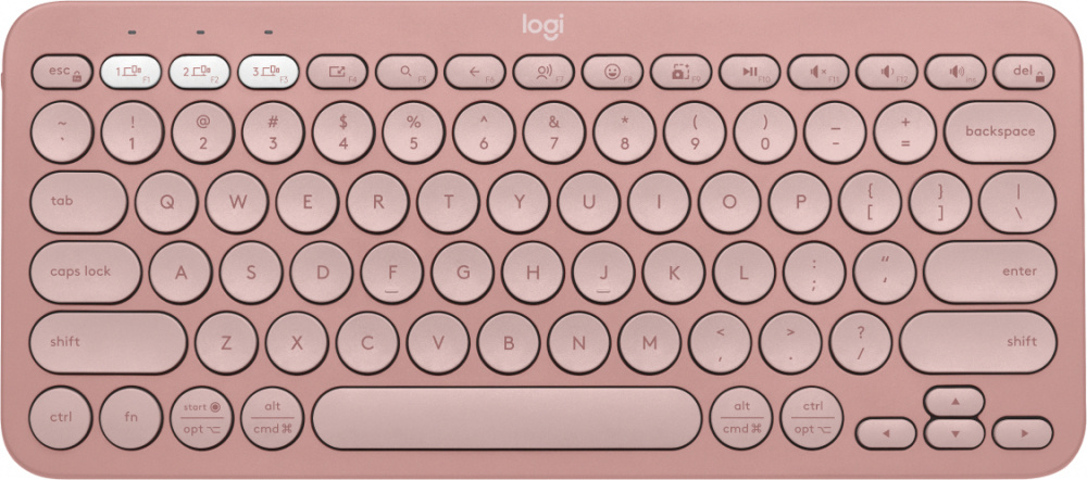 Compra Teclado Logitech PEBBLE KEYS 2 K380S, Bluetooth, Rosa, 920 ...