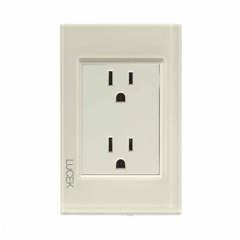 Compra Lucek Tomacorriente, 2 Enchufes, 127V, 16A, Marfil, BP06-KH | Cyberpuerta.mx