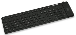 Teclado Manhattan Flexible con Cable, USB, Negro | Cyberpuerta.mx