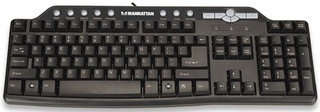 Compra Teclado Manhattan 177870, Alámbrico, USB, Negro 177870 ...