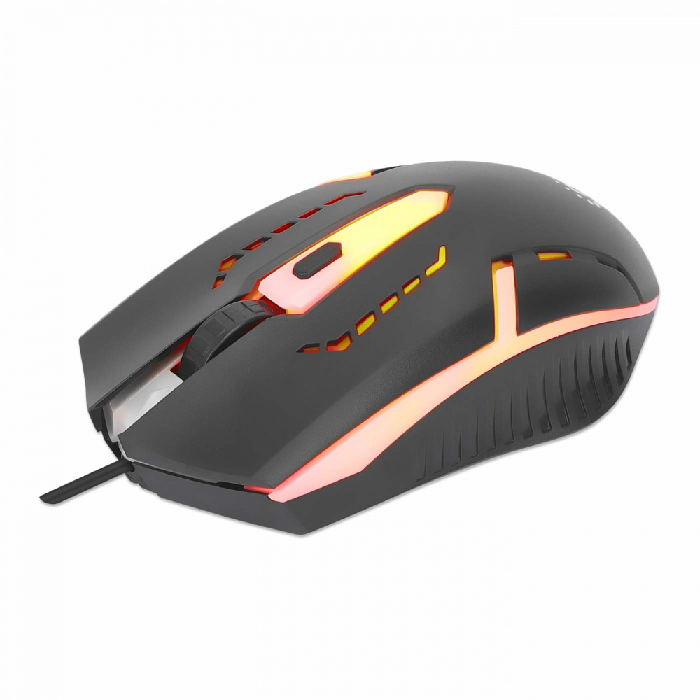 Compra Manhattan Mouse Gamer Óptico USB-A 1500DPI Negro 190206 ...