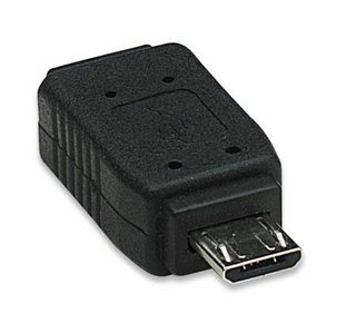 Compra Manhattan Adaptador Mini USB Macho - Mini USB Hembra, Negro ...