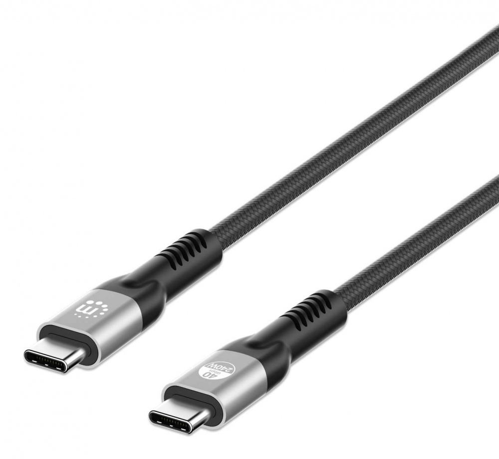 Manhattan Cable USB-C Macho - USB-C Macho, 2 Metros | Cyberpuerta.mx