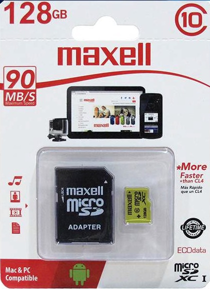 Compra Memoria Flash Maxell, 128GB MicroSDXC Clase 10, con Adaptador ...