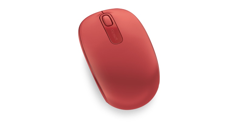 Compra Microsoft Wireless Mobile Mouse 1850, Inalámbrico, Rojo, U7Z ...