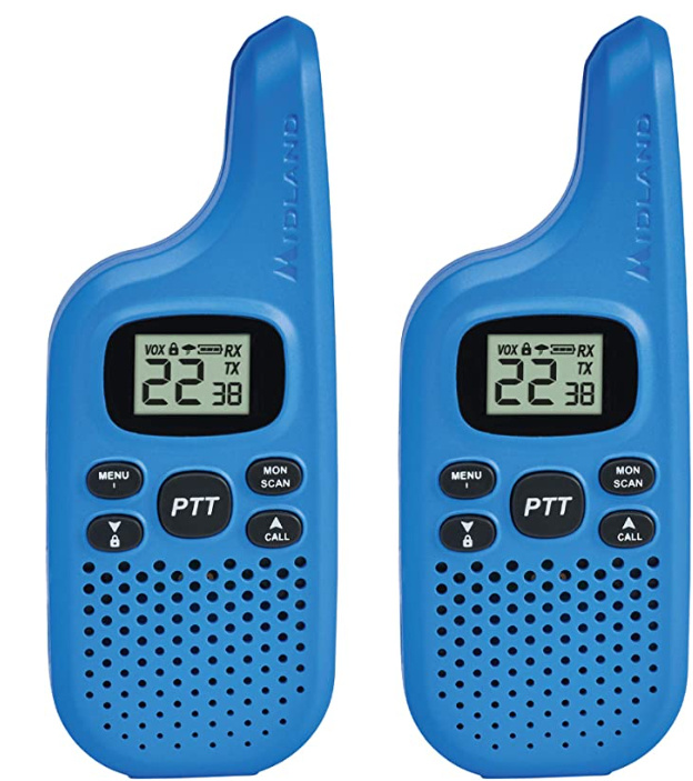 Compra Midland Radios Portátiles de 2 Vías T20, 22 Canales, Azul T20 ...