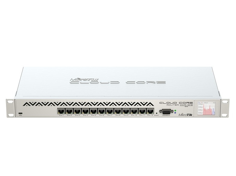 Compra Router MikroTik Cloud Core 12x RJ-45 16 Núcleos CPU 2GB CCR1016 ...