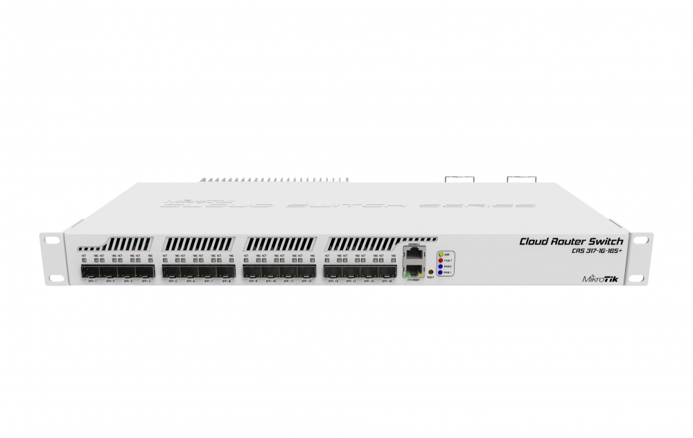 Compra Switch MikroTik Cloud Router, 16x SFP+, CRS317-1G-16S+RM ...
