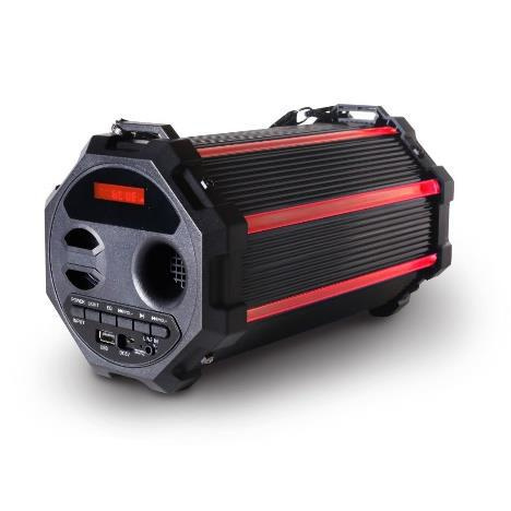 Compra Misik Bocina Portátil MS205, Bluetooth, Inalámbrico, USB, Negro | Cyberpuerta.mx