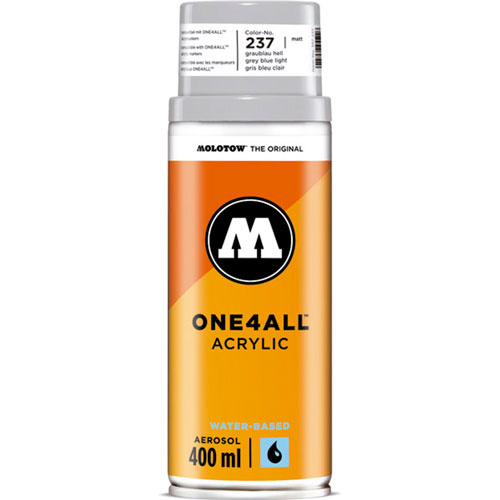 Compra Molotow Spray Acrílico One4All 400ml Mate Gris Azulado Claro ...