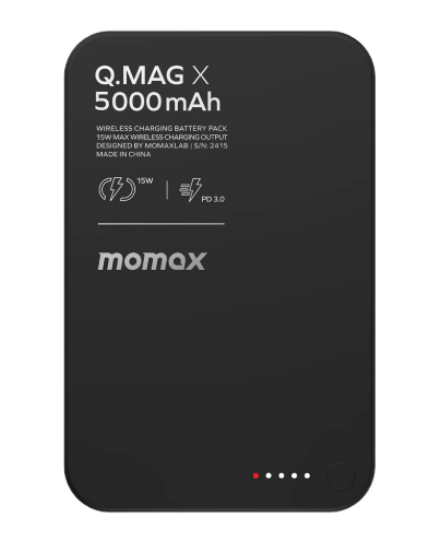 Compra Momax Power Bank 5000mAh Negro MAX-11512013 | Cyberpuerta.mx