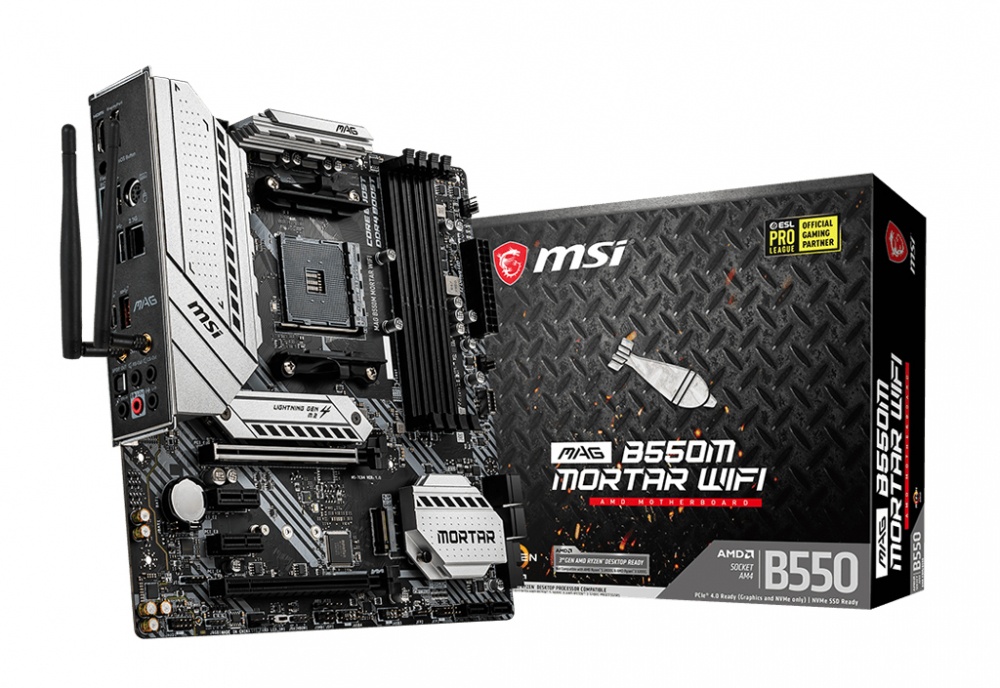 Compra Tarjeta Madre MSI Micro ATX MAG B550M Mortar WiFi, S-AM4, 7C94 ...