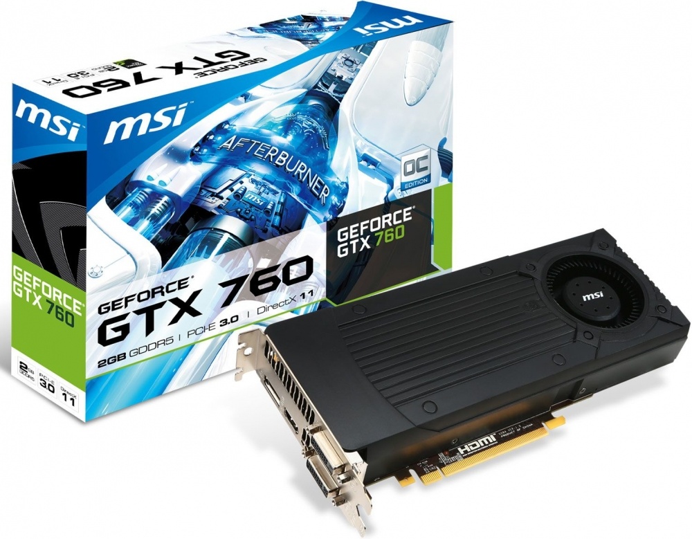 Tarjeta de Video MSI NVIDIA GeForce GTX 760 OC, 2GB 256-bit GDDR5, PCI ...