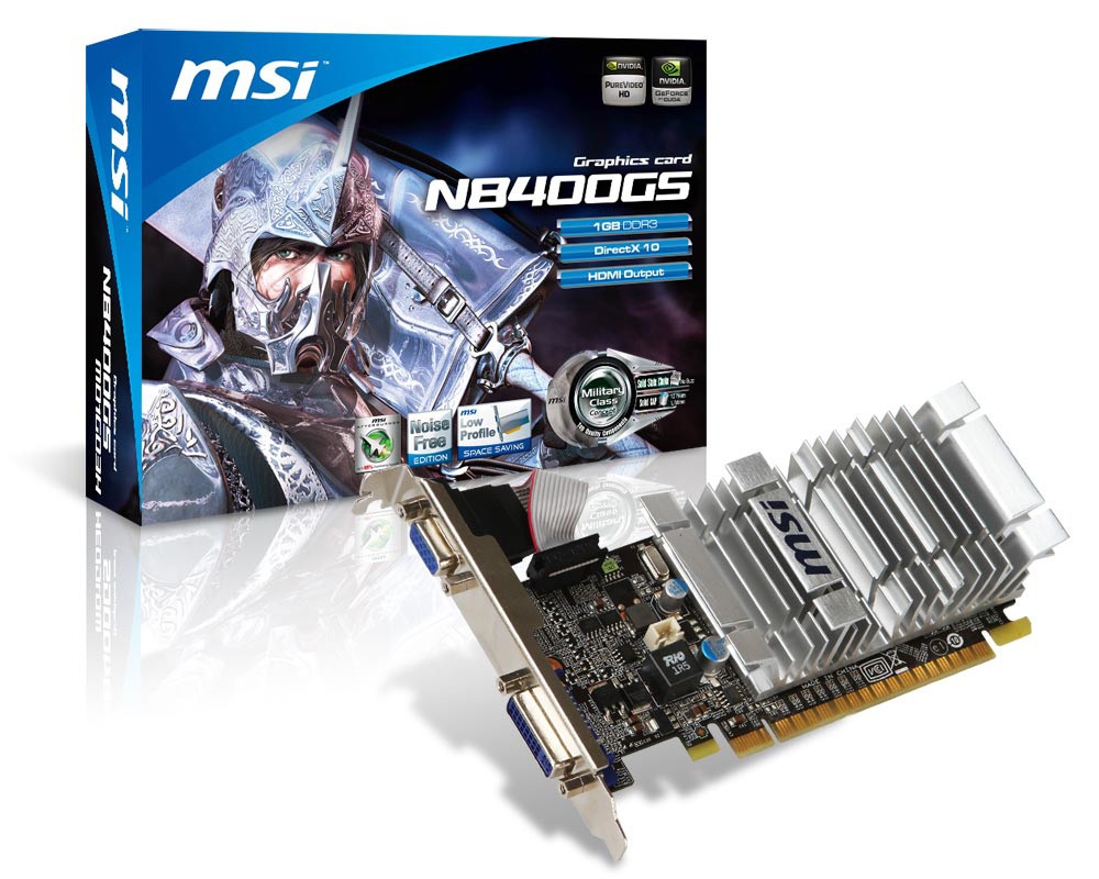 Compra MSI NVIDIA GeForce 8400 GS N8400GS-D1GD3H/LP, 1GB DDR3, VGA ...