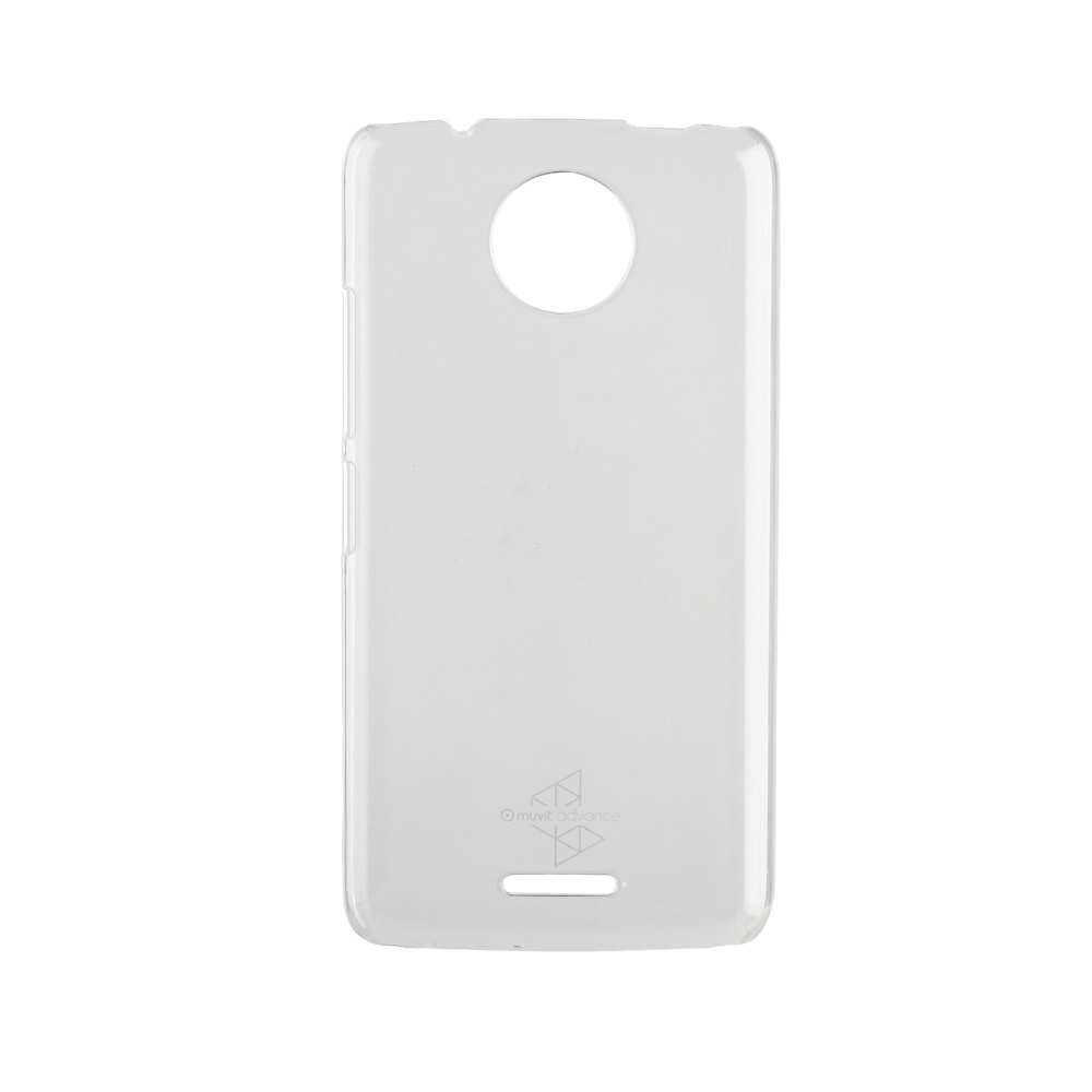 Compra Muvit Funda para Motorola C4 4G, Transparente MMCRY0017 ...