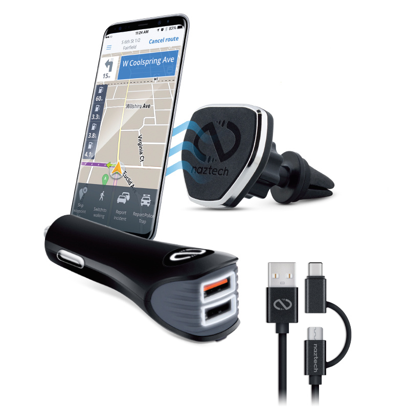 Compra Naztech Kit de Cargador para Auto 14271, 14271 | Cyberpuerta.mx