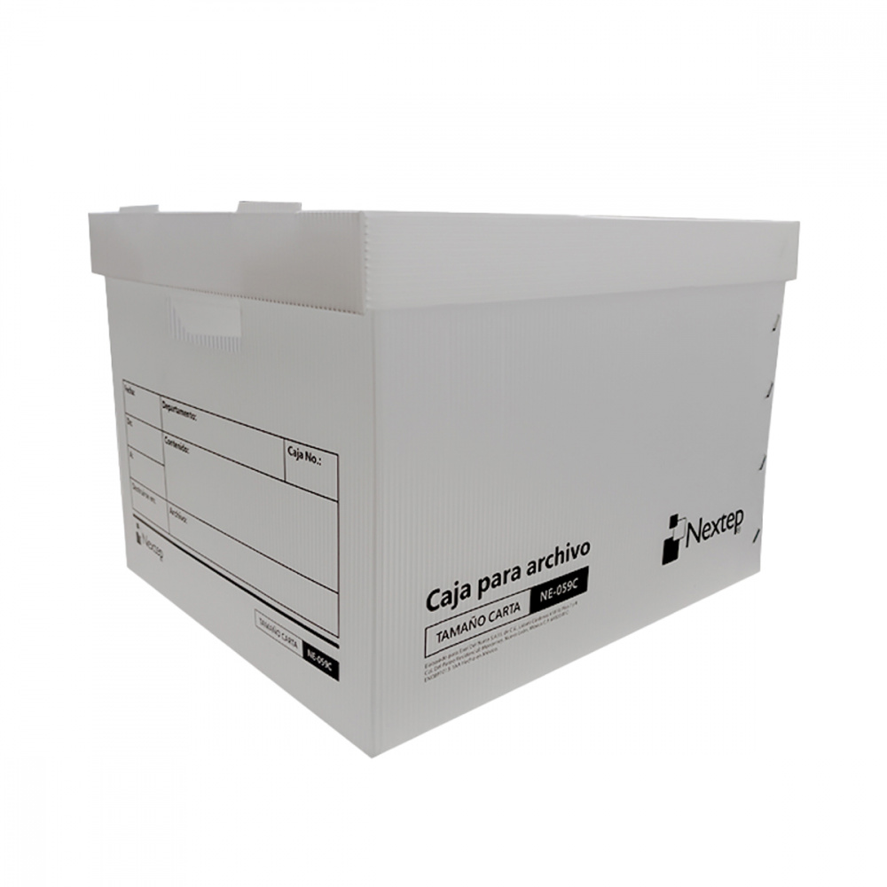 Compra Nextep Caja Plástico Archivo Carta 12 Pzas NE-059C | Cyberpuerta.mx