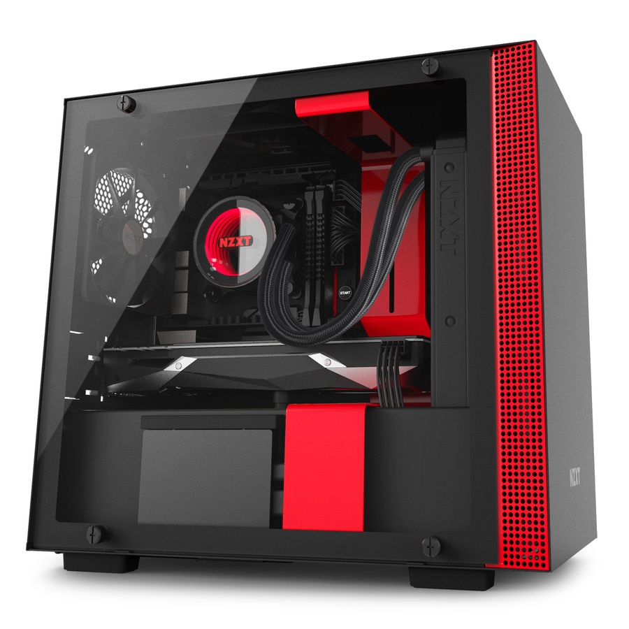 Compra Gabinete NZXT H200i con Ventana, Mini-Tower, Rojo/Negro, CA ...