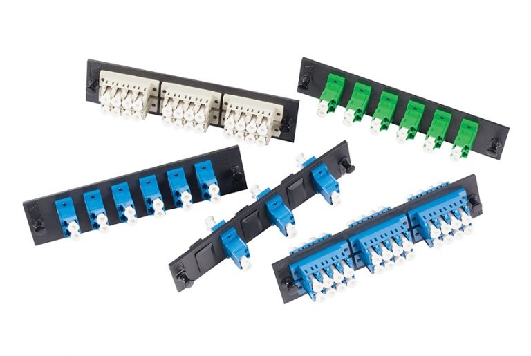 OCC Panel de 12 Adaptadores de Fibra Óptica LC Dúplex, Multimodo ...