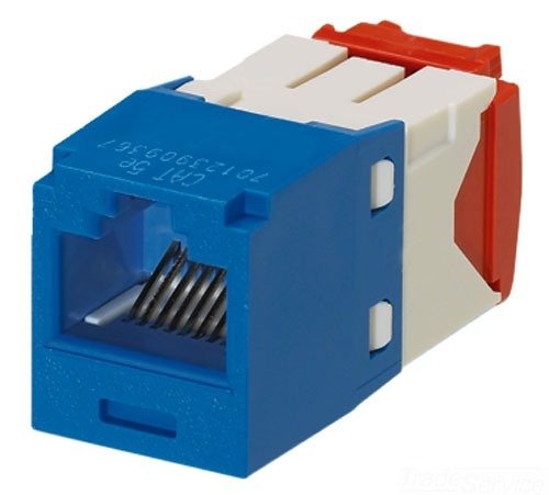 Compra Panduit Jack Modular Mini-Com TX5e Cat5e, Azul, CJ5E88TBU ...
