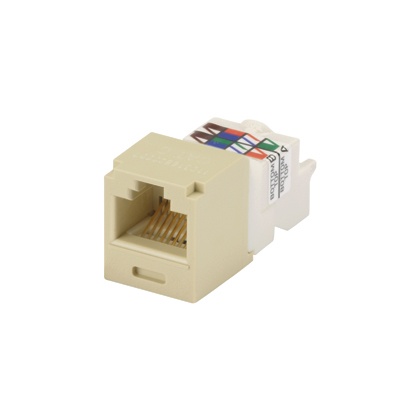 Panduit Jack de Red Cat6 de 8 Posiciones, RJ-45, Marfil | Cyberpuerta.mx