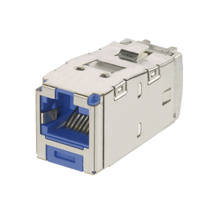 Compra Panduit Jack Mini-Com Cat6A 8P8C RJ45 Azul | Cyberpuerta.mx