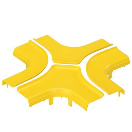 Compra Panduit FiberRunner Tapa Cruzada 4 Vías Amarillo | Cyberpuerta.mx