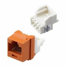 Panduit Jack de Red Cat6, RJ-45, Naranja | Cyberpuerta.mx