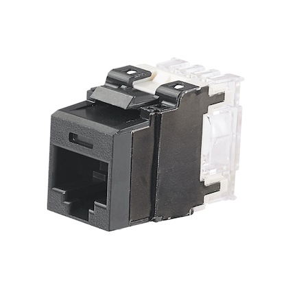Compra Panduit Jack de Red Cat6a de 8 Posiciones, RJ-45, Negro ...