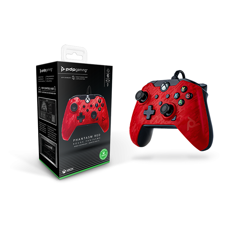 Compra PDP Control para Xbox Series X/S Phantasm, Rojo, 049-012-NA-CMRD ...