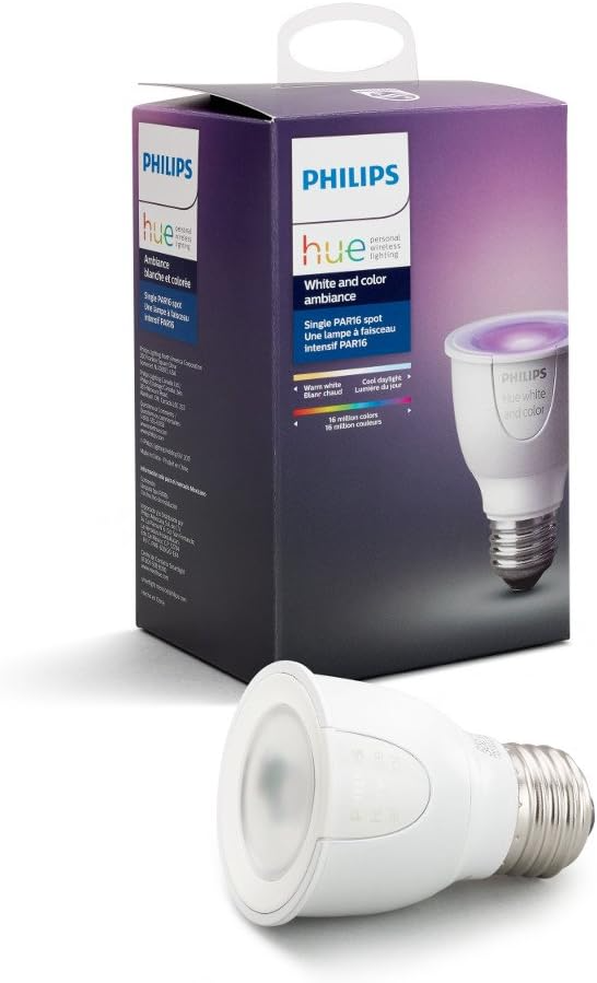 Compra Phillips Foco Regulable LED Inteligente Hue RGB, WiFi ...