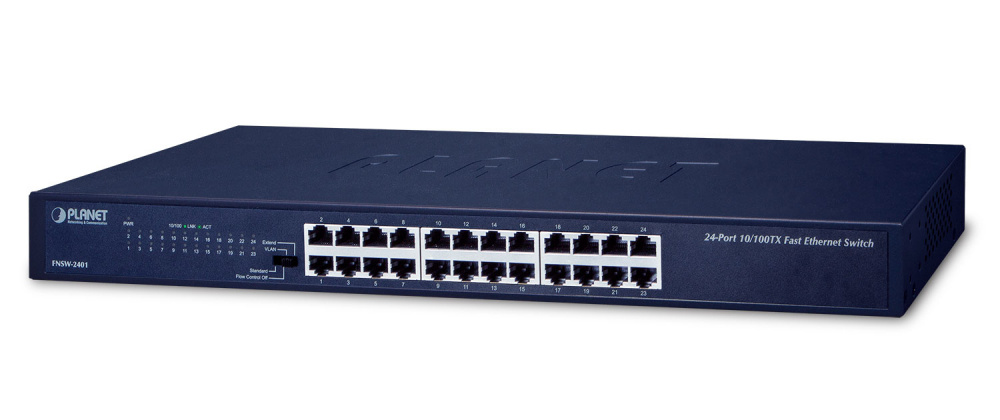 Compra Switch Planet Fast Ethernet 24 Puertos, 4.8 Gbit/s, FNSW-2401 ...