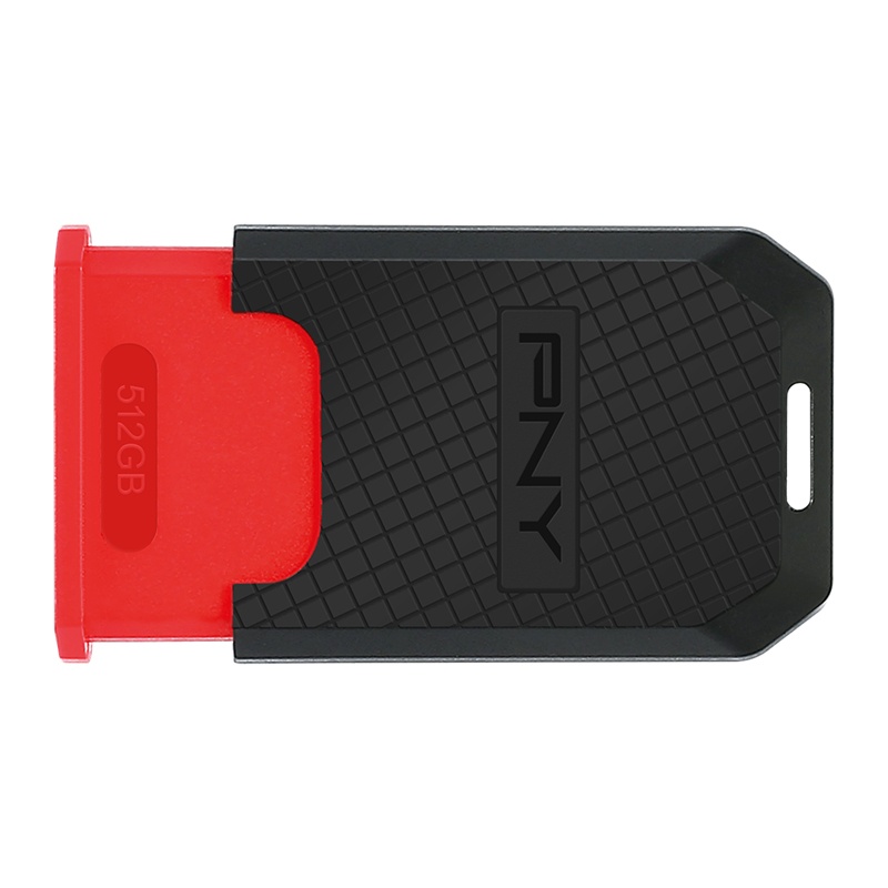 Compra Memoria USB Elite, 64GB, USB-C 3.1, Negro/Rojo P-FD64GELTC-GE ...