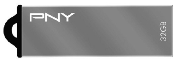 Memoria USB PNY Metal Attaché, 32GB, USB 2.0, Metálica | Cyberpuerta.mx