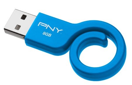 Compra Memoria USB PNY Monkey Tail, 8GB, USB, Azul P-FDU8GBMNKB-GE ...