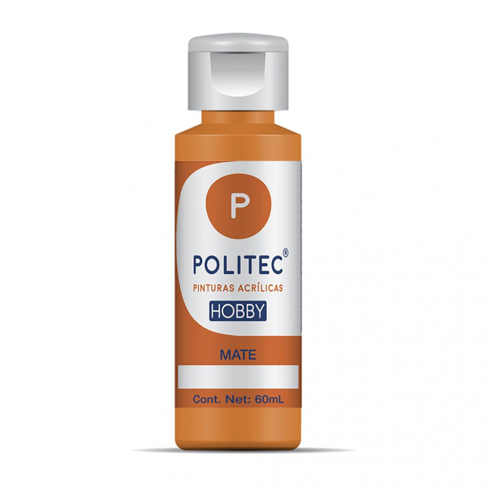 Compra Politec Pintura Acrílica Mate, 60ml, Naranja Claro ...