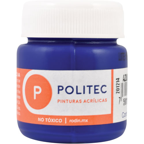 Compra Politec Pintura Acrílica Mate para Arte, 30ml, Azul, No. 315 AC-14189 | Cyberpuerta.mx