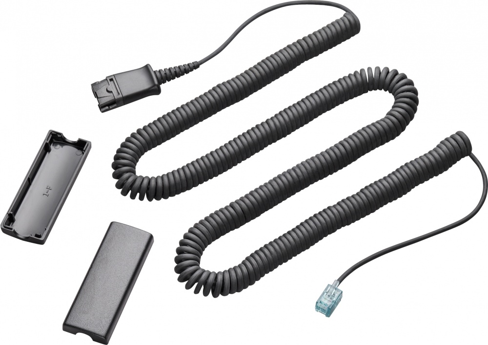 Poly Cable Telefónico 40702-01, QD Hembra - RJ11 Macho, Gris ...